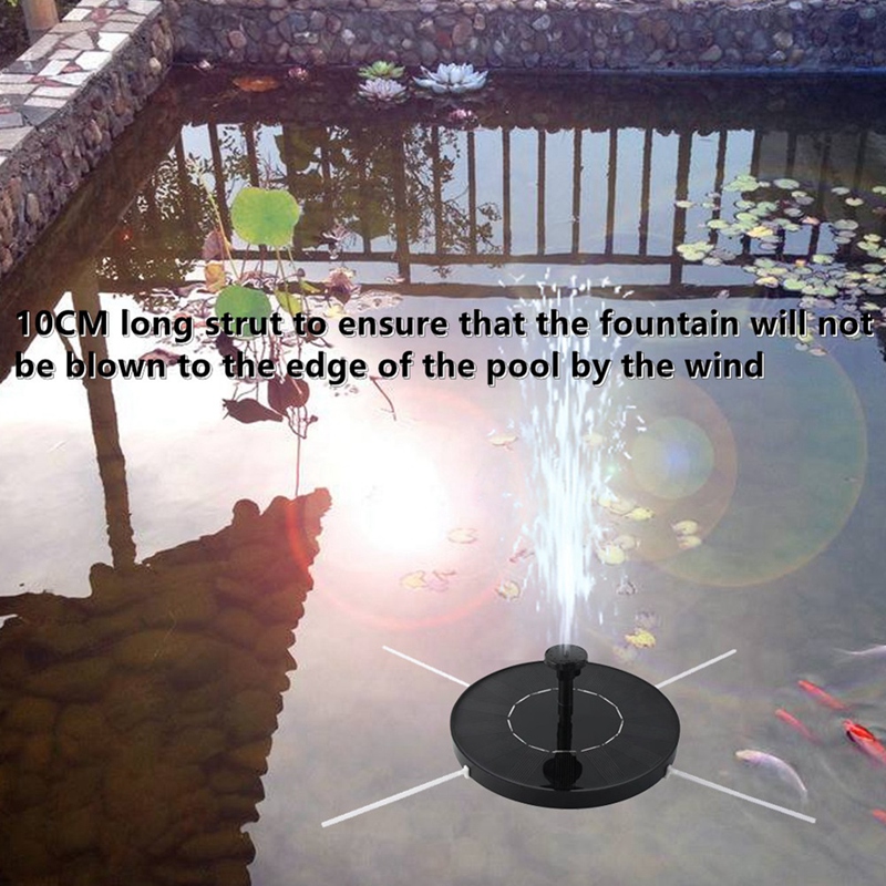 Solar Water Fountain Pool Waterfall Fountain Garde... – Vicedeal