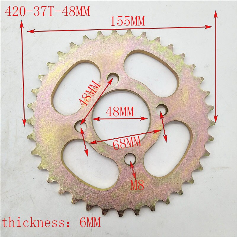 Tandwiel 420 37 T 48Mm 37 Tand Keten Voor Chinese ... – Grandado