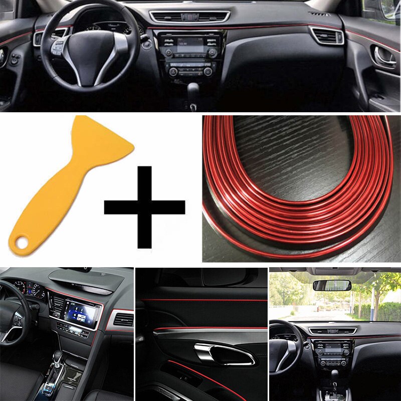 Auto Car Styling Strip Trim Decals Interior Door S... – Grandado