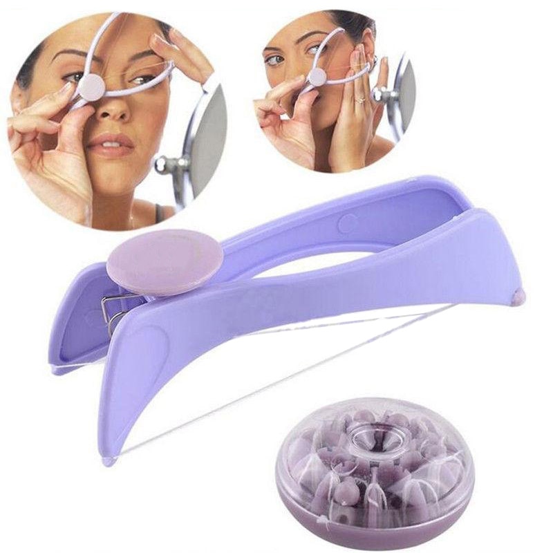 Mini Women Facial Hair Remover Spring Threading Epilator Face ...