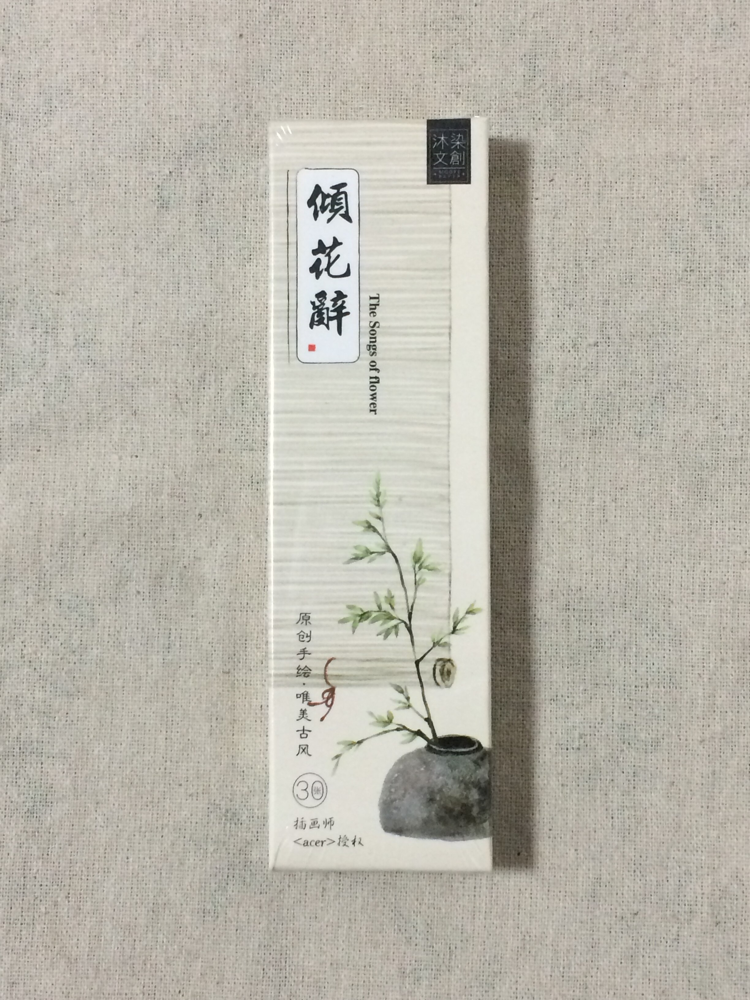 Vintage flower paper bookmark(1pack=30pieces) – Grandado