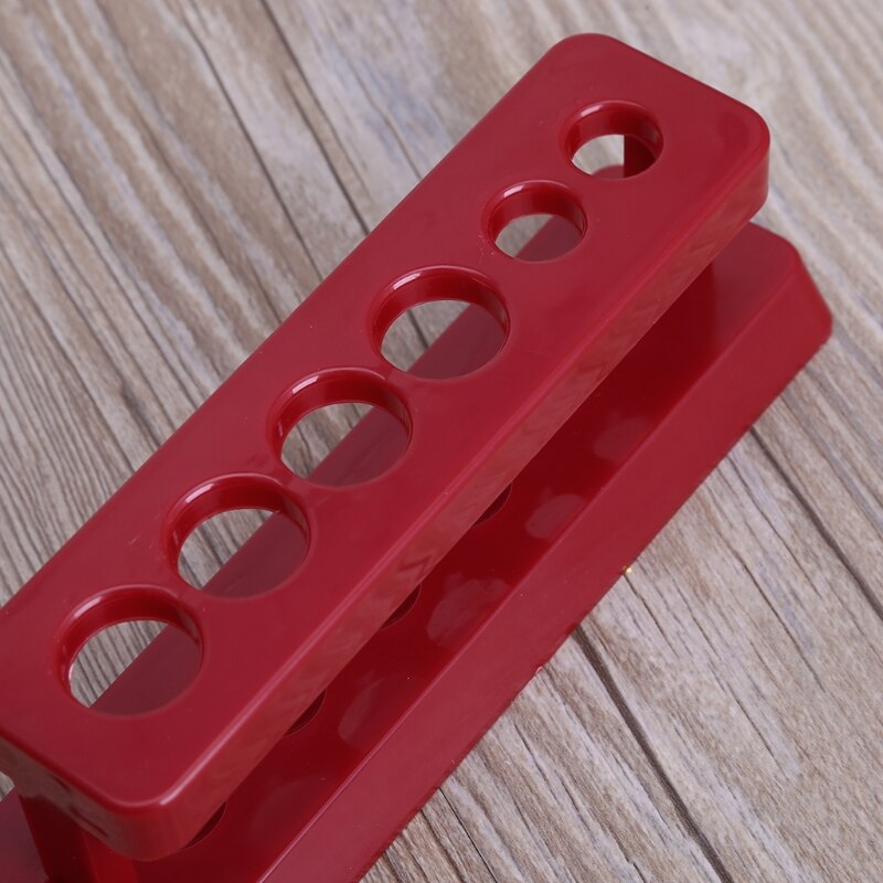 1Pctest Buis Houder 6 Gat Plastic Rek Rood Stand B... – Grandado