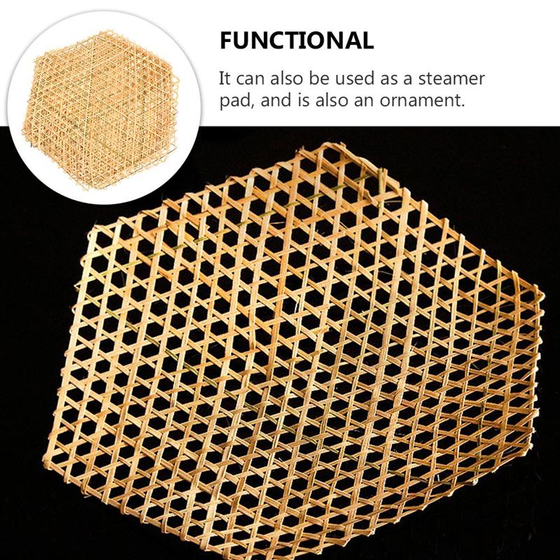 12pcs Handmade Bamboo Mats Decorative Food Mats Pl... – Grandado