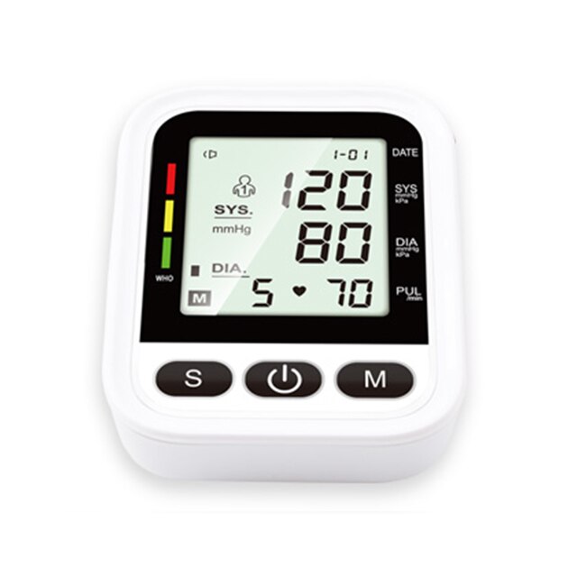 Automatic Blood Pressure monitor meter Arm Digital... – Grandado