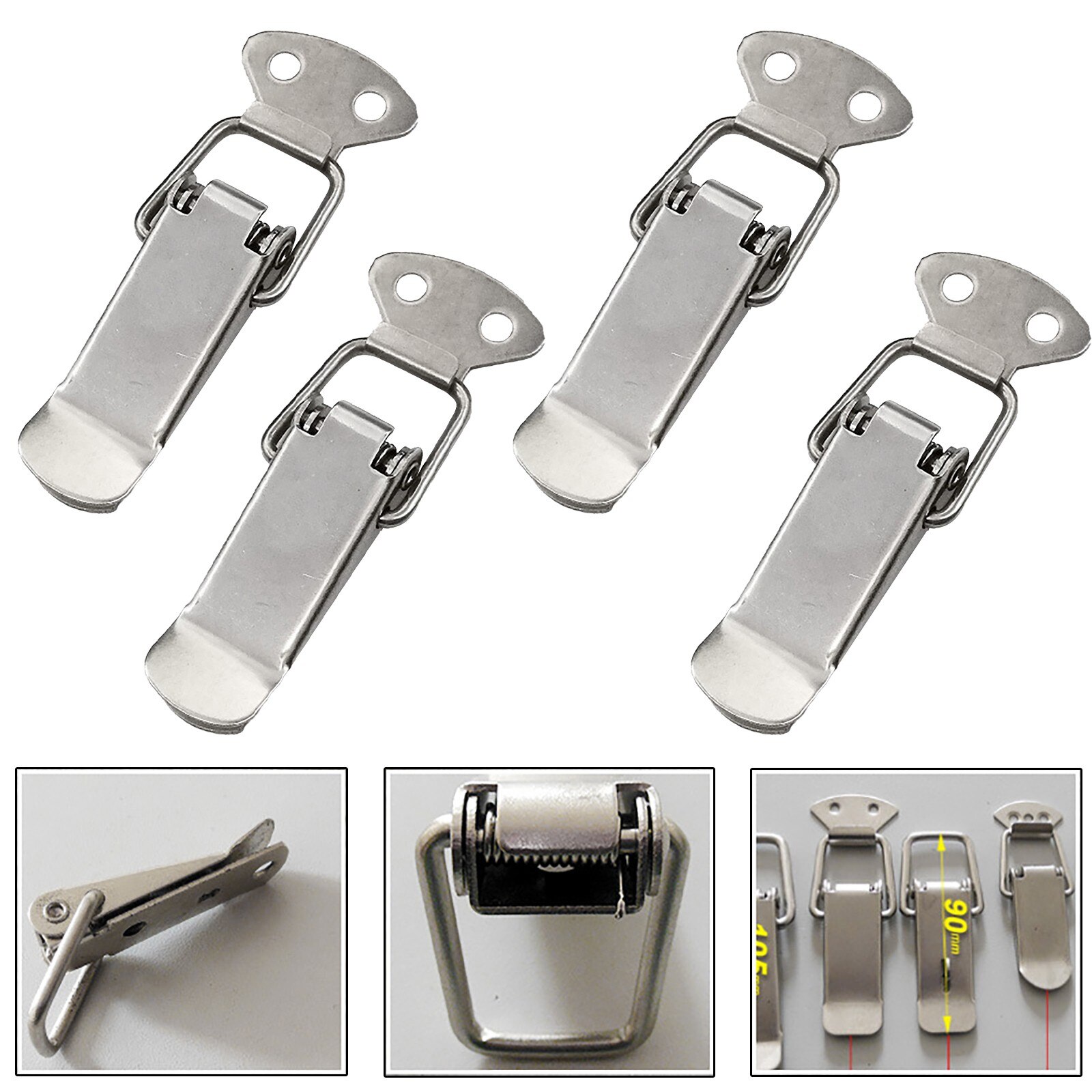 Stainless Steel Tension Lock Box Lock Cap Lock Cab... – Grandado
