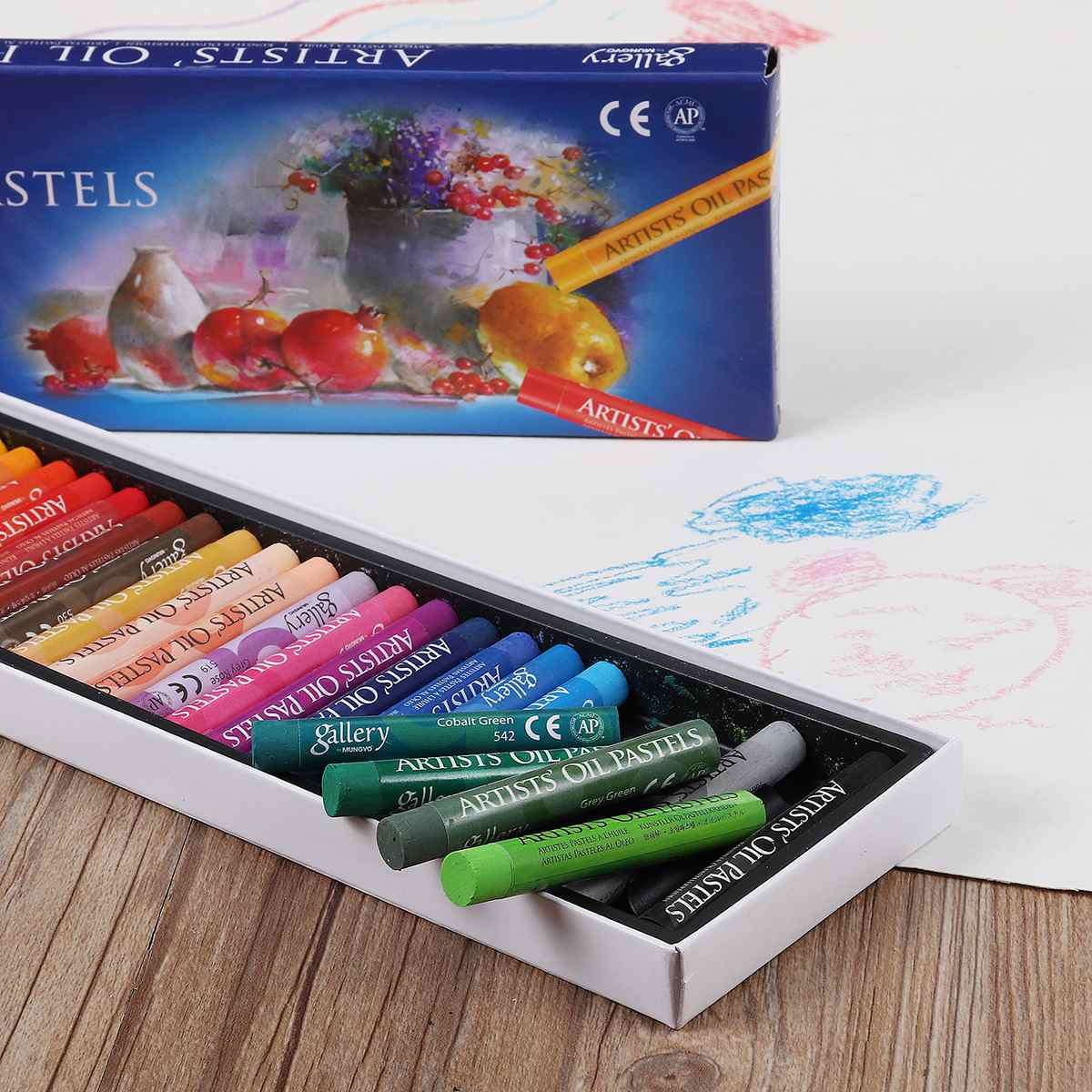 12/25/50 Pcs Painting Colors Crayon Graffiti Soft ... – Grandado