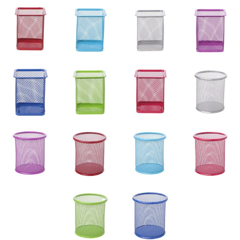 Rectangular Mesh Style Metal Pencil Holder Organiz... – Vicedeal