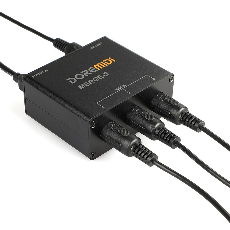 DOREMiDi MIDI Merger-3 MIDI Input 2 MIDI Output Su... – Vicedeal
