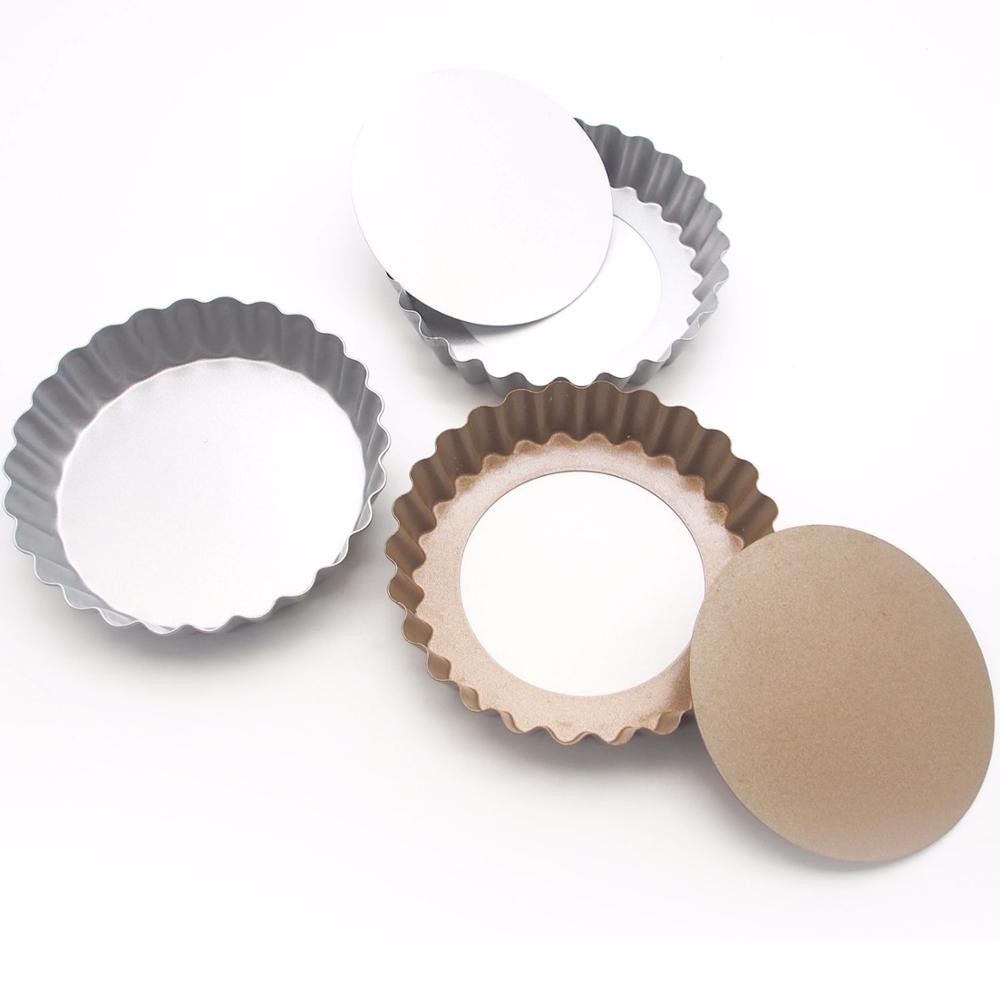 4inch Non-stick 3 colors Tart Mold Quiche Pan Remo... – Vicedeal