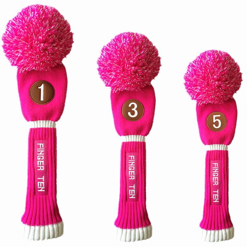Golf Driver Headcover Pom Pom 1 Pc #5 Hybrid Wool ... – Grandado