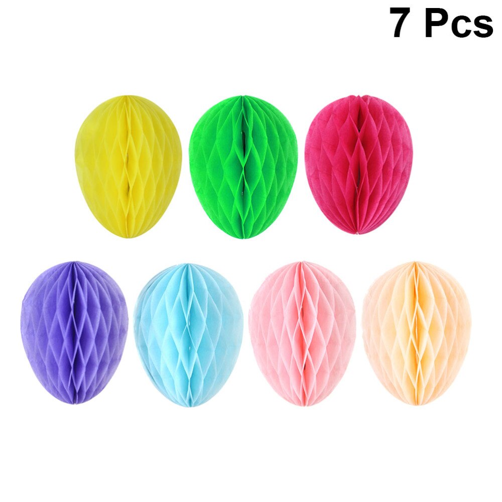 7Pcs Papier Ei Vorm Honingraat Hanger Decoratie Pa... – Vicedeal