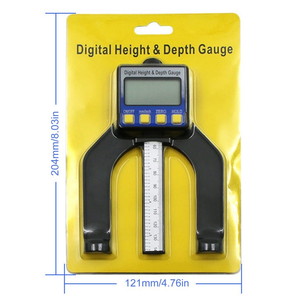 0-80MM LCD Digital Depth Gauge Woodworking Caliper... – Grandado
