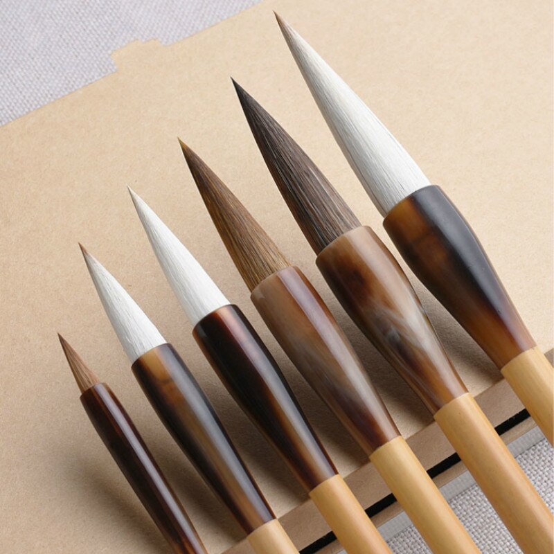 Chinese Calligraphy Pen Set High Grade 6pcs Weasel... – Grandado