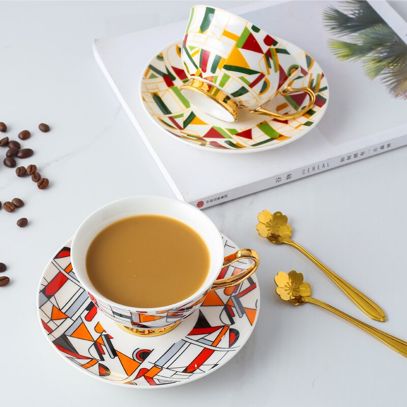 Modern European Coffee Cup And Saucer Set Modern T... – Vicedeal