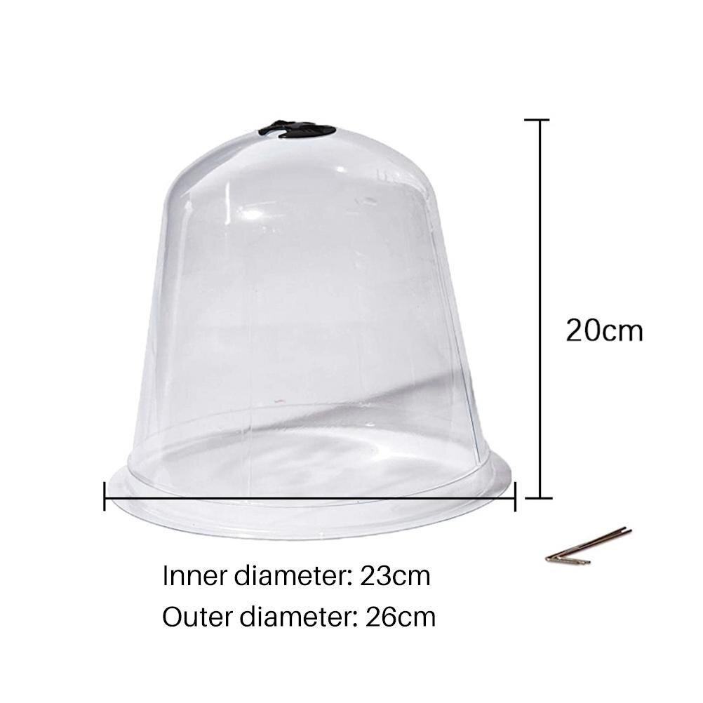 Plastic Greenhouse Dome Garden Plant Bell Protecto... – Grandado