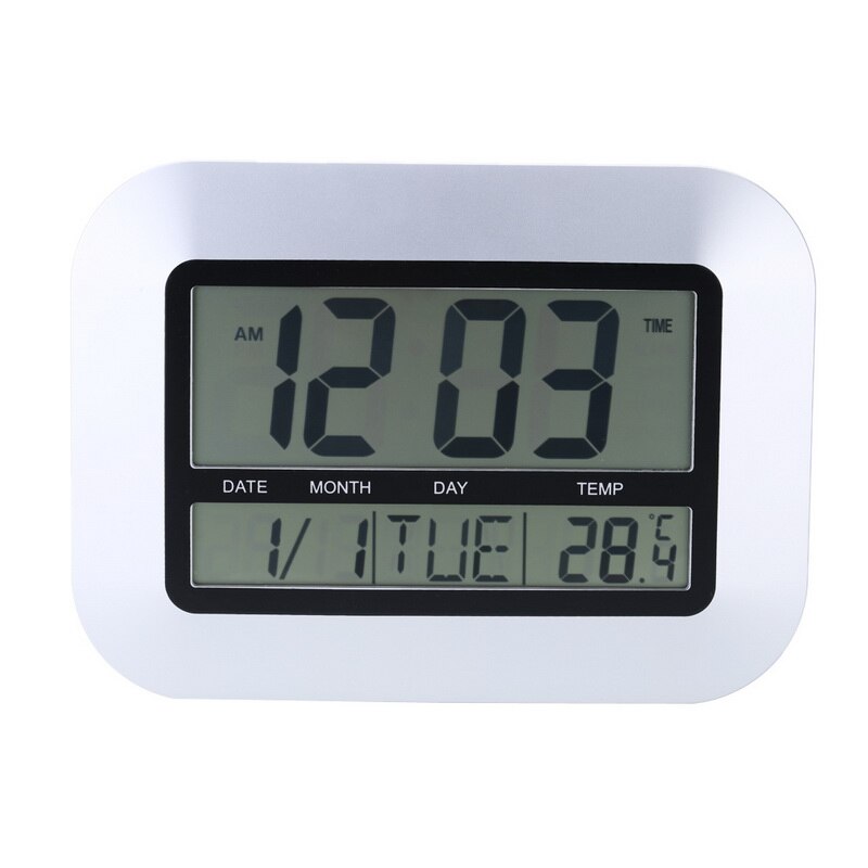 Decorative Digital Wall Alarm Clock Desk Calendar ... – Grandado