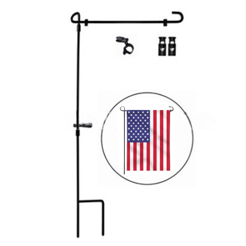 Vertical Garden Flag Stand Frame Durable Stainless... – Grandado
