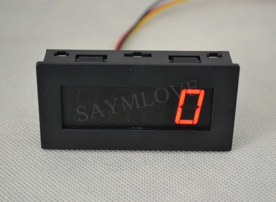 Red LED Tachometer RPM Speed Meter + Hall Proximit... – Grandado