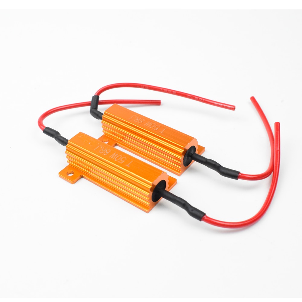50w6ohm 8Ω Load Resistor For Led HID Flash Strobe ... – Grandado