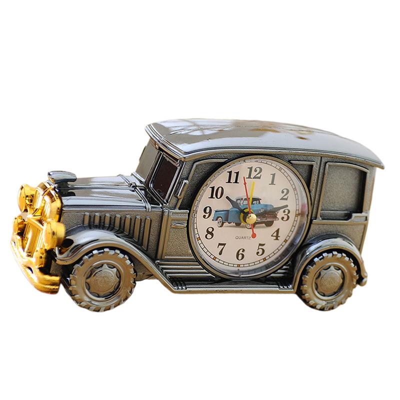 Classic Car Shape Clock Desktop Alarm Clock Bedsid... – Grandado