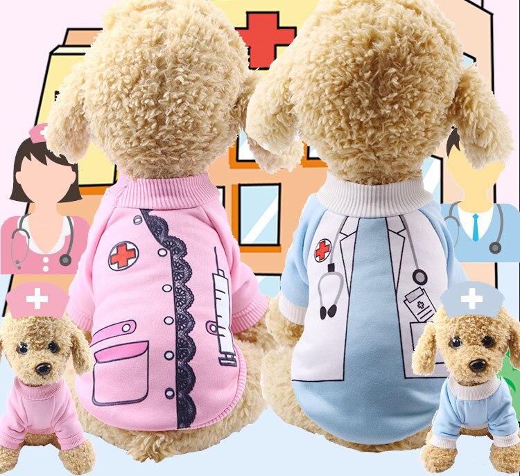 Autumn and winter dog uniforms wear pet dog clothe... – Grandado
