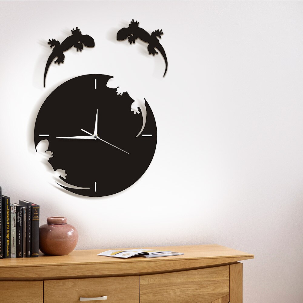 3d Acrylic Mirror Bat Wall Clock Home Decor Living... – Vicedeal