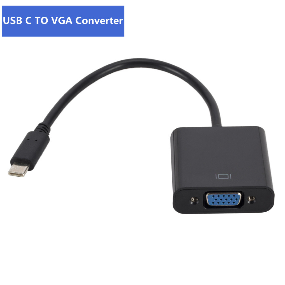Type C to Female VGA Adapter Cable USBC USB 3.1 to... – Vicedeal