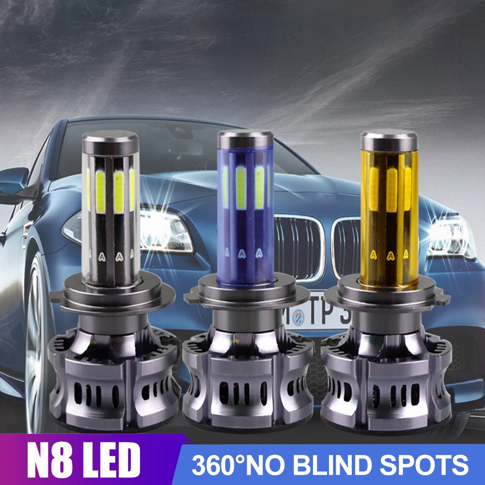 N8 H4 H7 LED Scheinwerfer Birne 22000LM 110W H1 H8... – Grandado