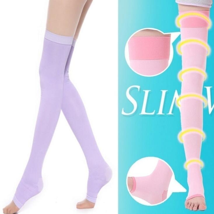 Compression Calf Slimming Stretch Socks Tights Var... – Grandado