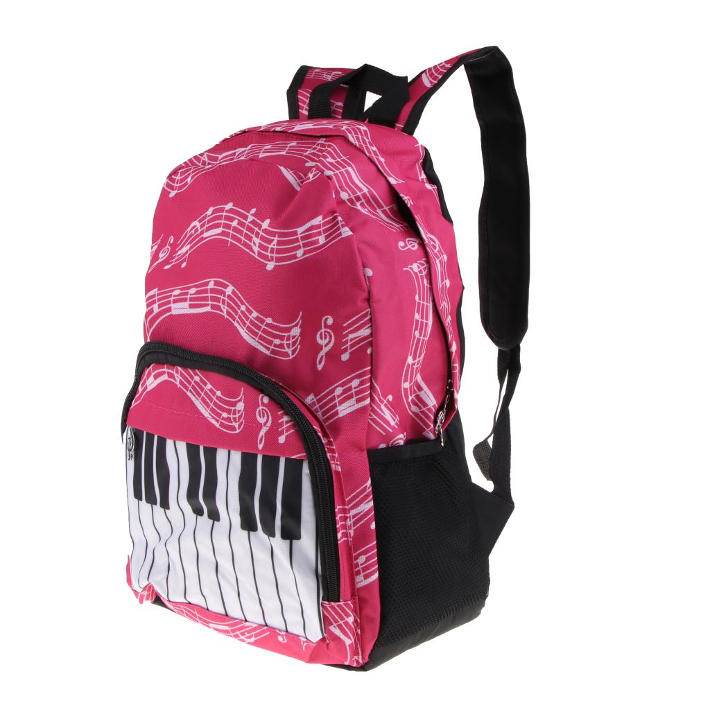 Music Notes Oxford Cloth Rucksack Backpack School ... – Vicedeal