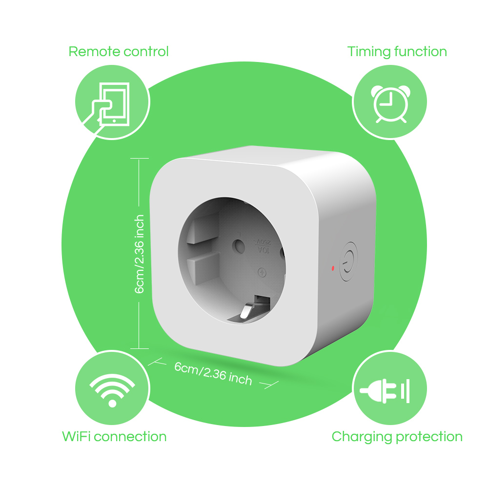 4PCS Elelight WiFi Smart Socket Afstandsbediening ... – Vicedeal