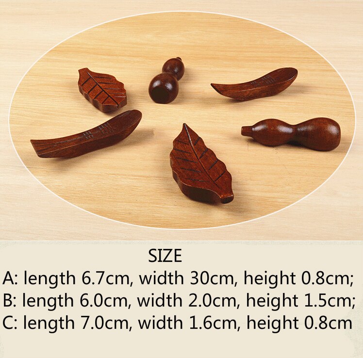 6 Stks/partij Houten Hand-Gesneden Kalligrafiebors... – Grandado