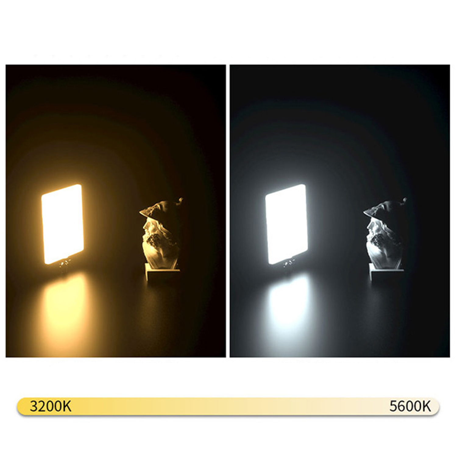 Mamen 11-Inch 3000-5700K Led Video Light Panel wit... – Grandado