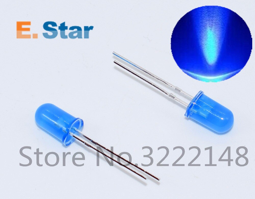 100pcs/lot F5 5MM Round Red/white/Blue/yellow/gree... – Vicedeal