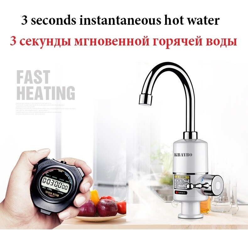 3000W Instant Elektrische Boiler Tap Ankless Kraan... – Vicedeal