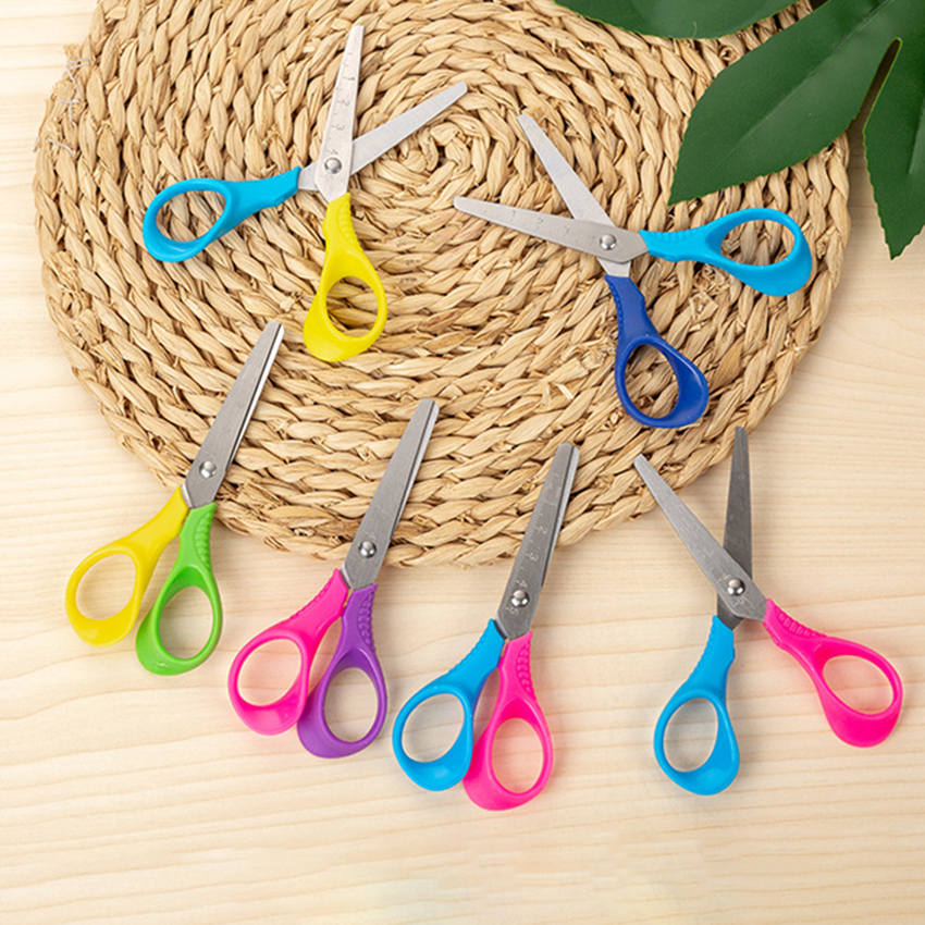 Children Safety Scissors Double Color Stationery S... – Vicedeal