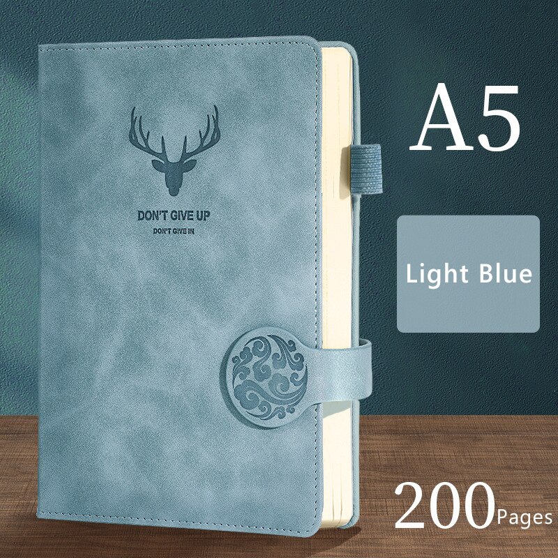 200 Pages Retro A5 Journal Notebook Planner Office... – Vicedeal