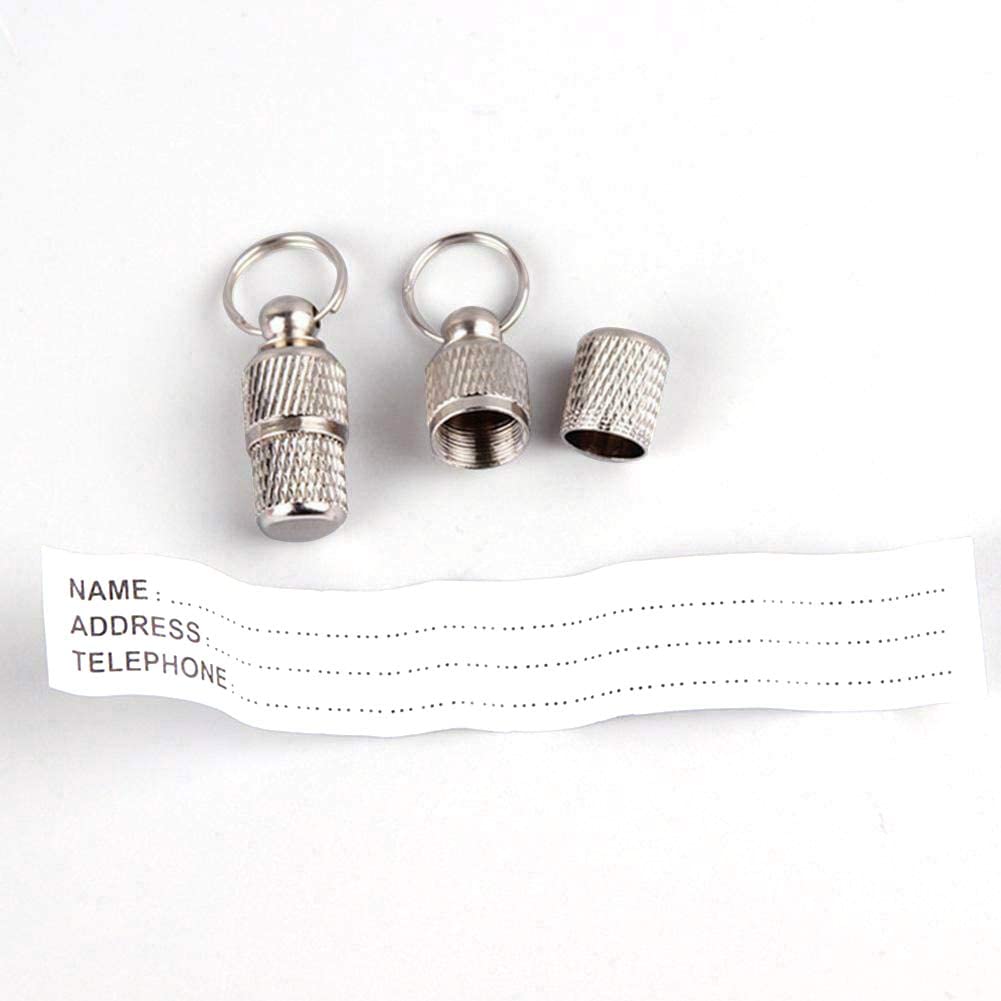 Pet Dog Cat ID Tags Pet Supply Silver Aluminum All... – Grandado