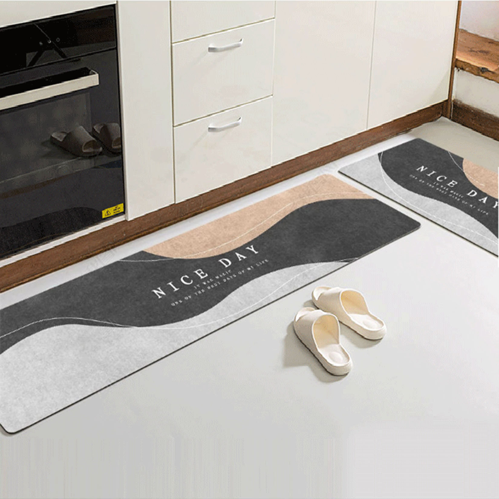 2 Stks/set Ins Keuken Mat Moderne Keuken Tapijten ... – Grandado