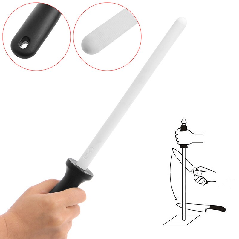 2022 8" Ceramic Sharpening Rod Stick Sharpene... – Vicedeal