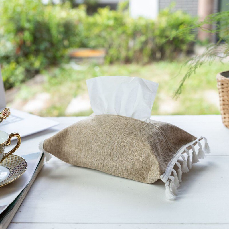 Fabric Tissue Box Cover Napkin Holder Pumping Napk... – Grandado