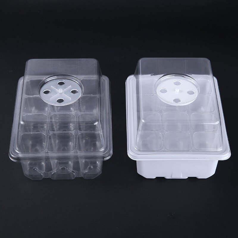 12 Holes Nursery Tray Seed Tray Box Garden Germina... – Grandado