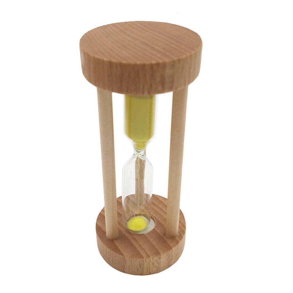 3 Min Wooden Sandglass Hourglass Yellow Sand Timer... – Vicedeal
