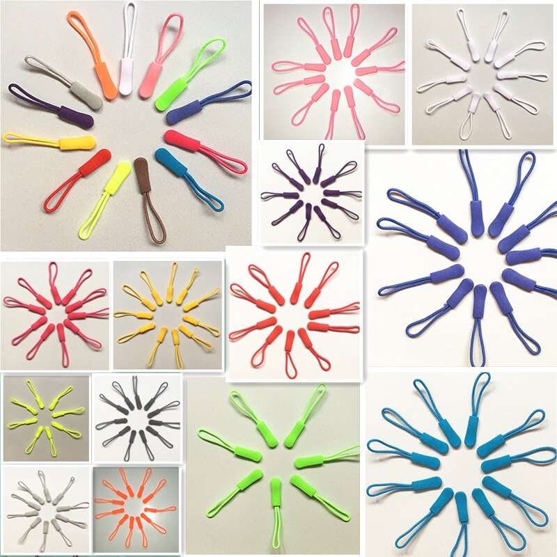 10pcs rose Zipper Pulls Strong Nylon Cord Non-slip... – Vicedeal