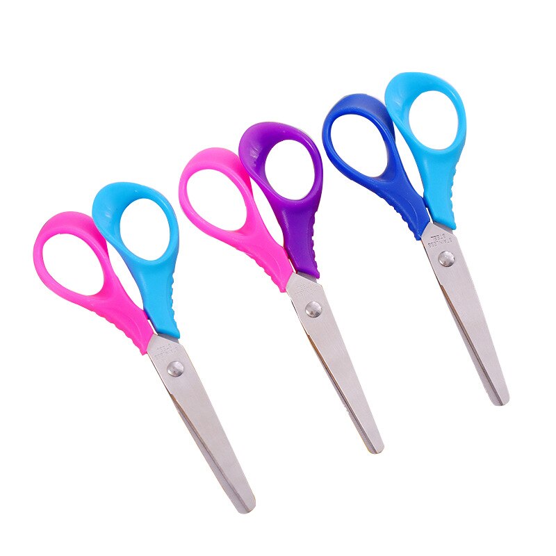 1 Pcs Round Head Scissors Metal and Plastic DIY Sc... – Vicedeal