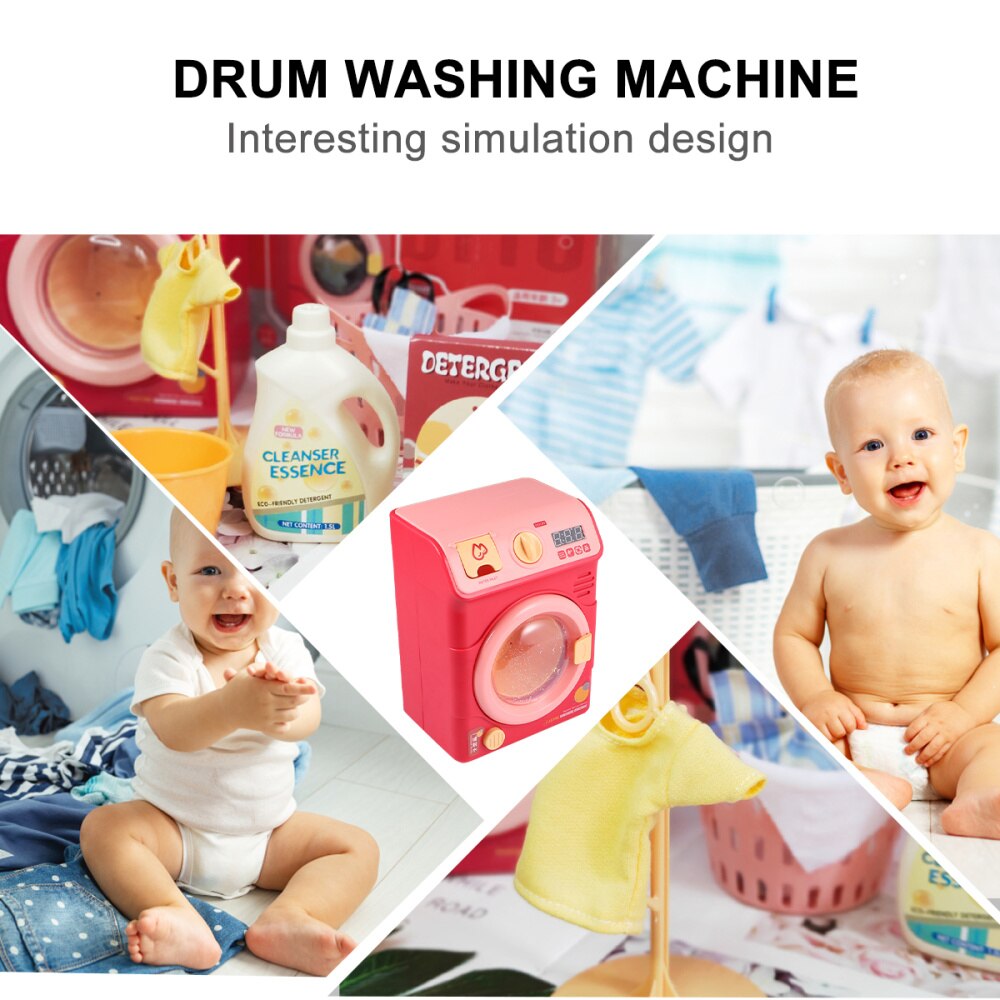 1 Set Mini Simulation Washing Machine Electric Was... – Vicedeal