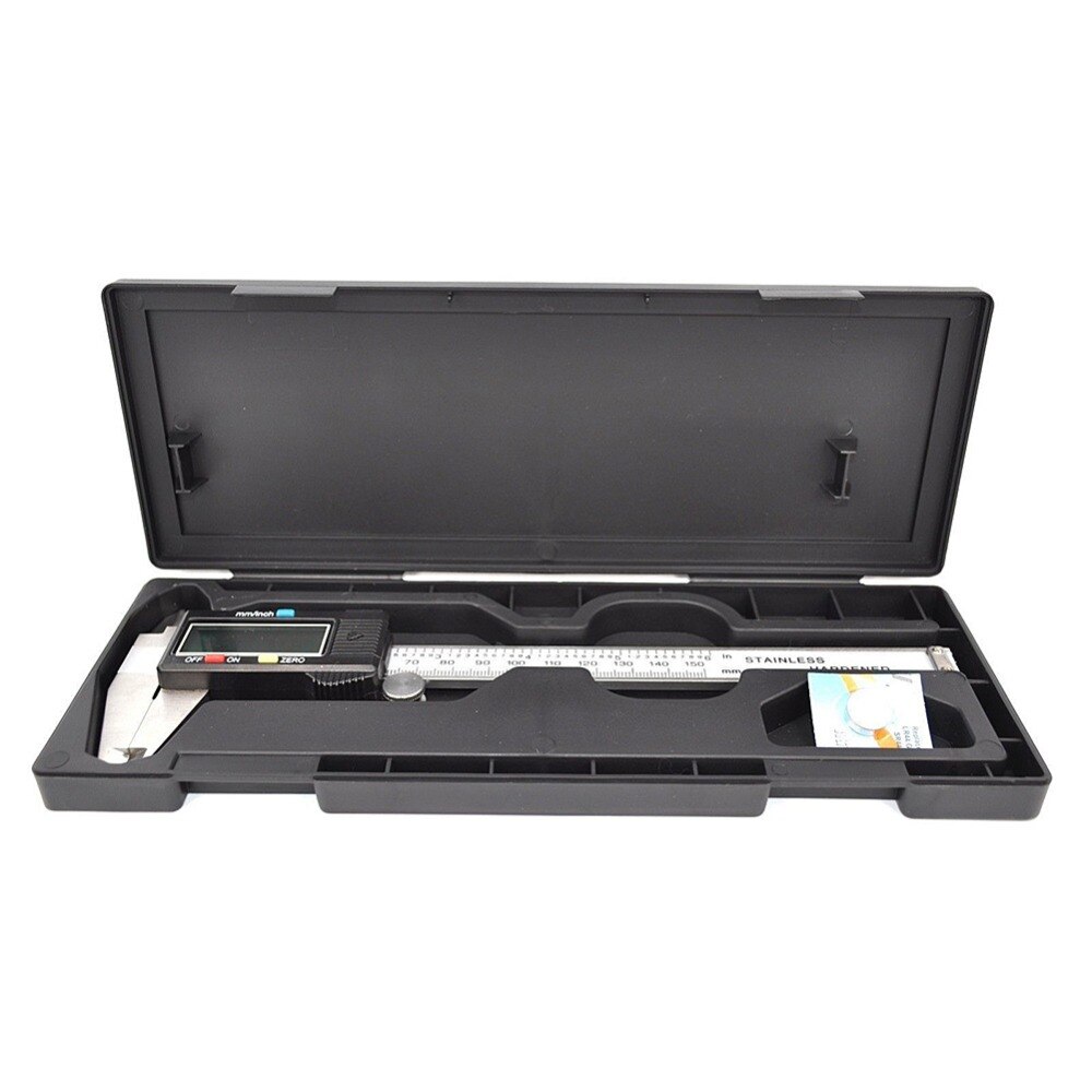 Digital Vernier Caliper 150mm/6inch With Box Stain... – Grandado