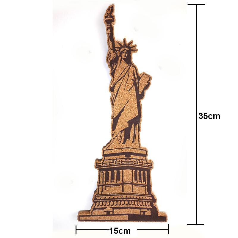 The Statue of Liberty DIY Cork Board Bulletin Boar... – Grandado