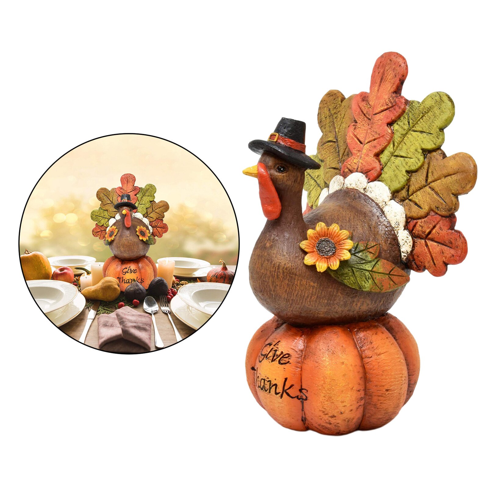 Thanksgiving Pumpkin Turkey Indoor Outdoor Colorfu... – Vicedeal