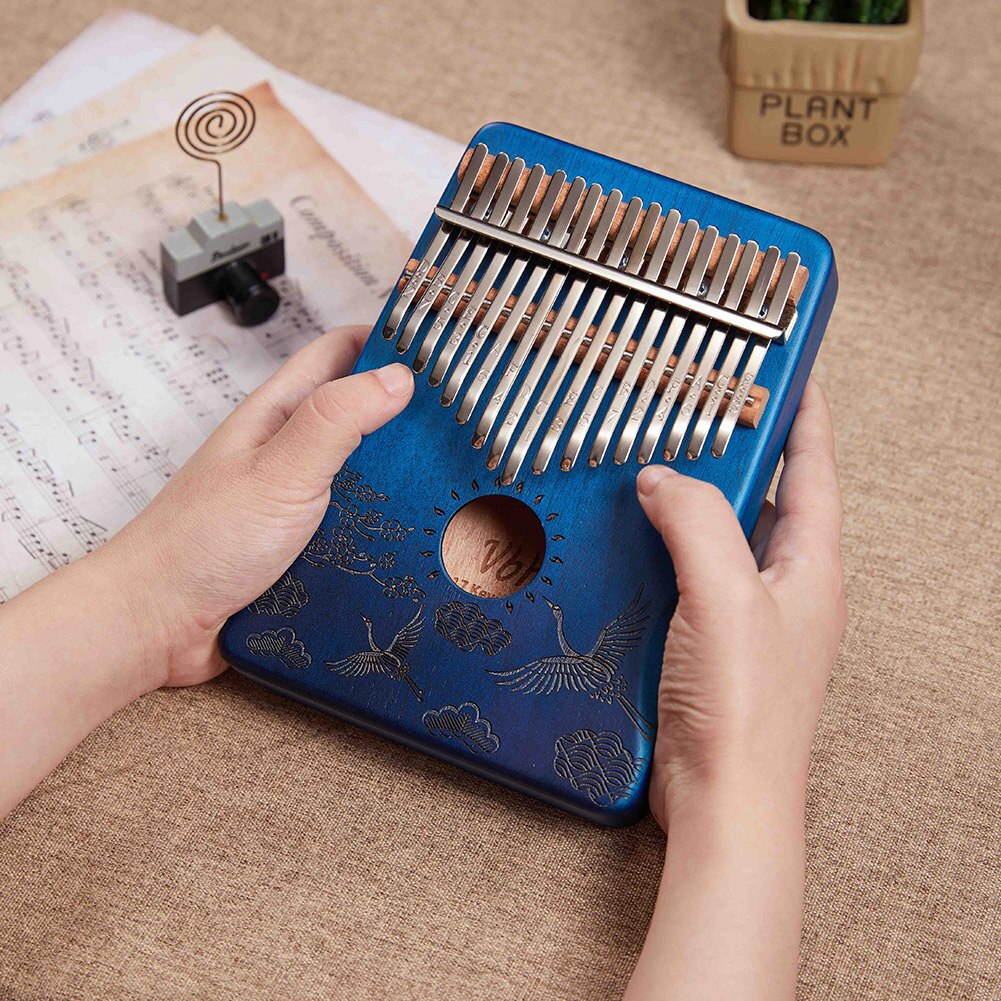 17 Keys Kalimba Percussion Musical Instrument Maho... – Vicedeal